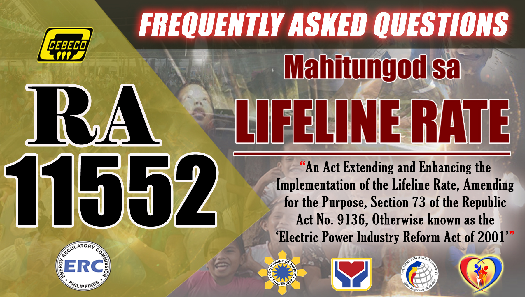 AN ACT EXTENDING AND ENHANCING THE IMPLEMENTATION OF THE LIFELINE RATE ...